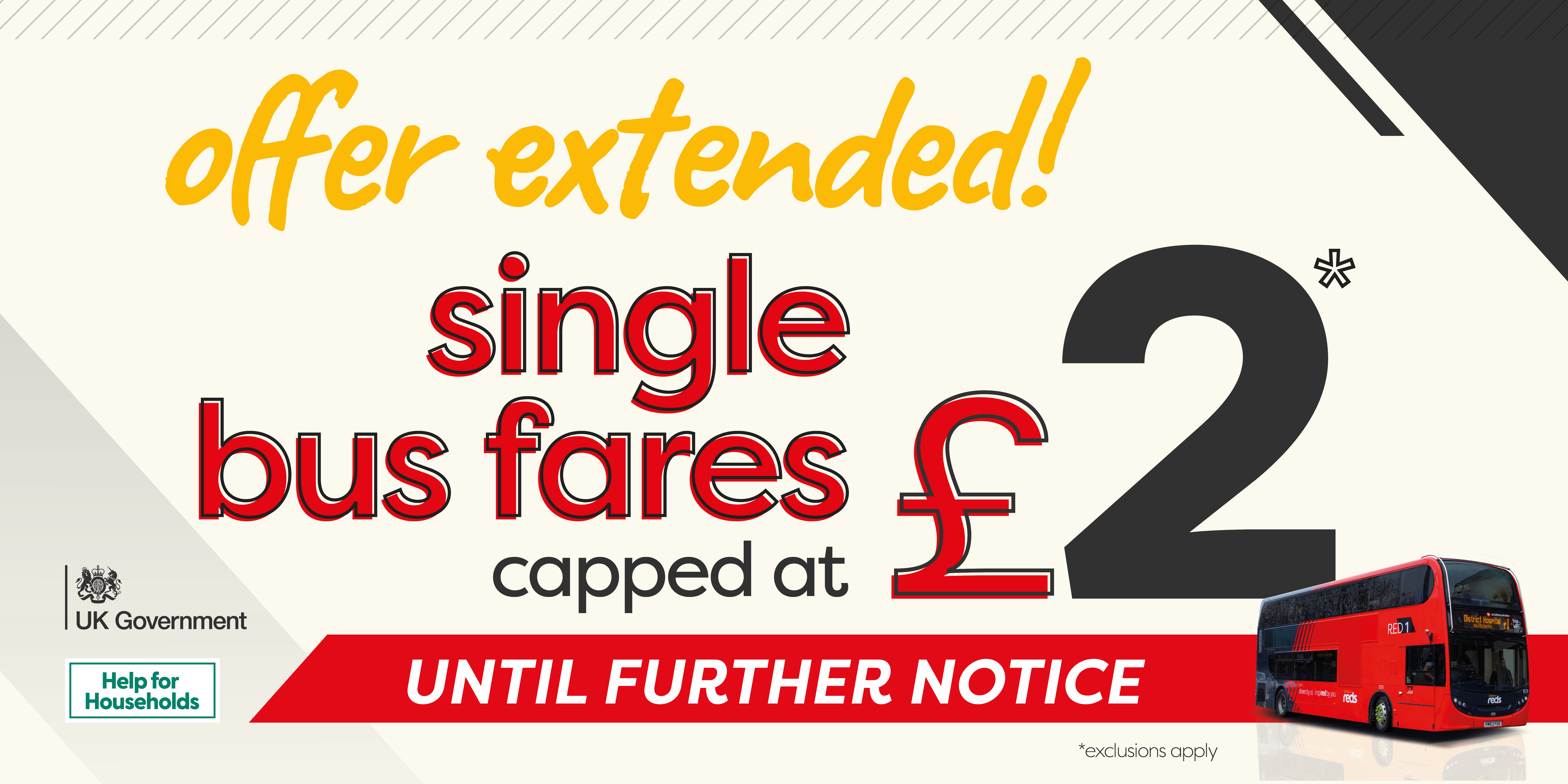 £2 single journey initiative extended until 31 December 2024 - Salisbury Reds
